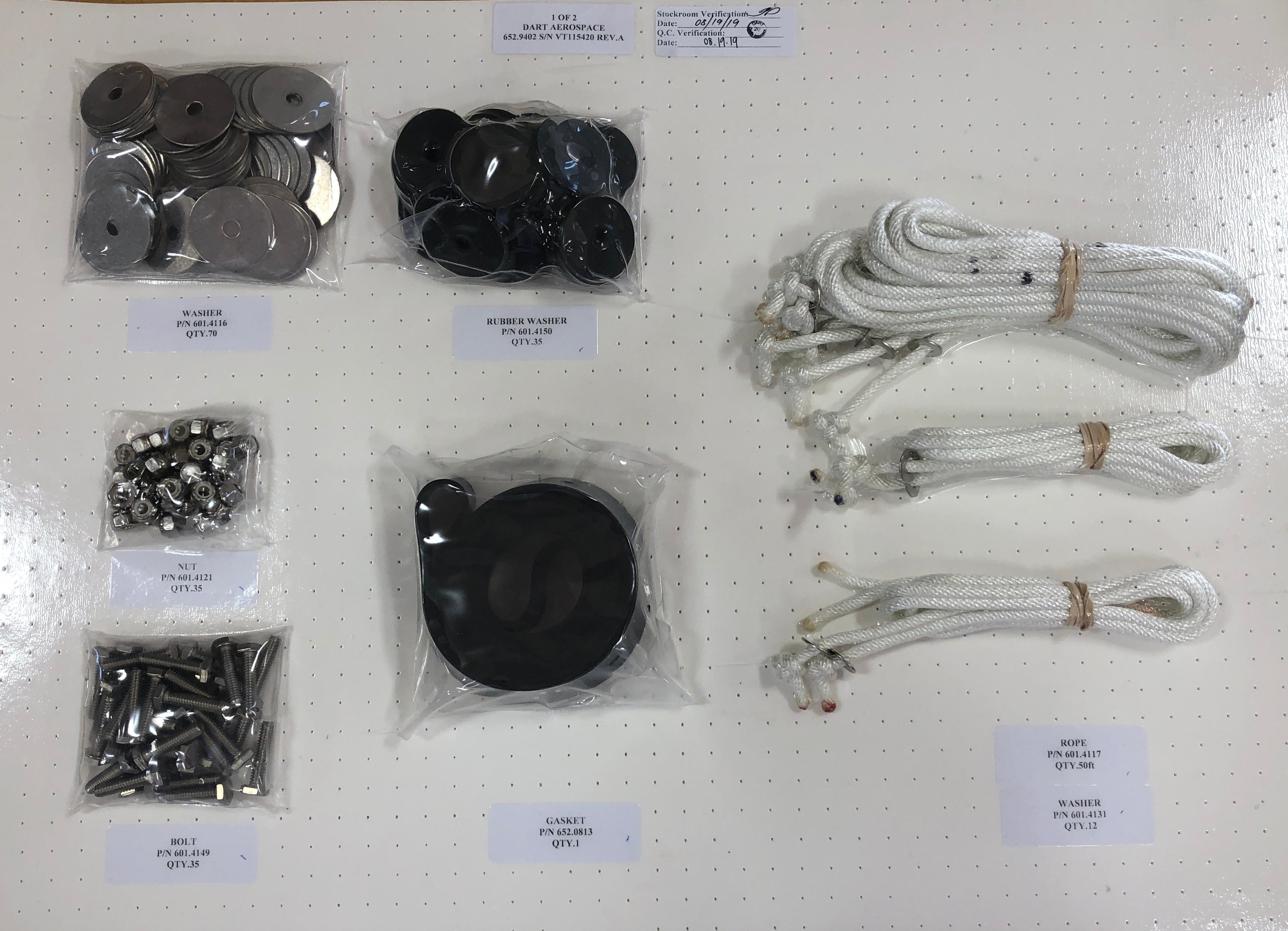 DA240-DA420 Bucket Valve Replacement Kit w/Strings