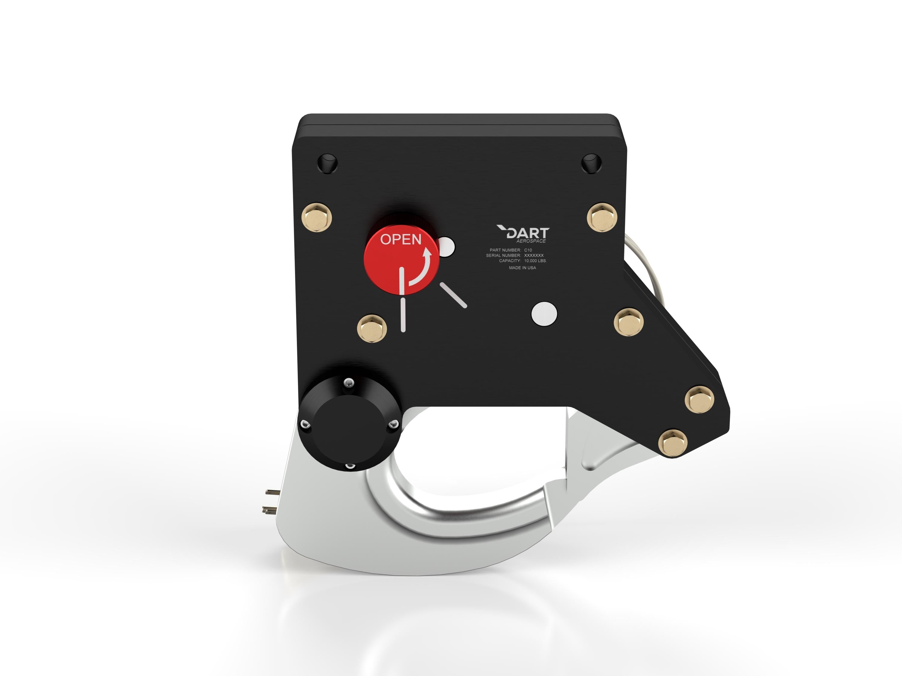 C-Series Remote Hook 10,000 lbs Lift Capacity- Keeperless