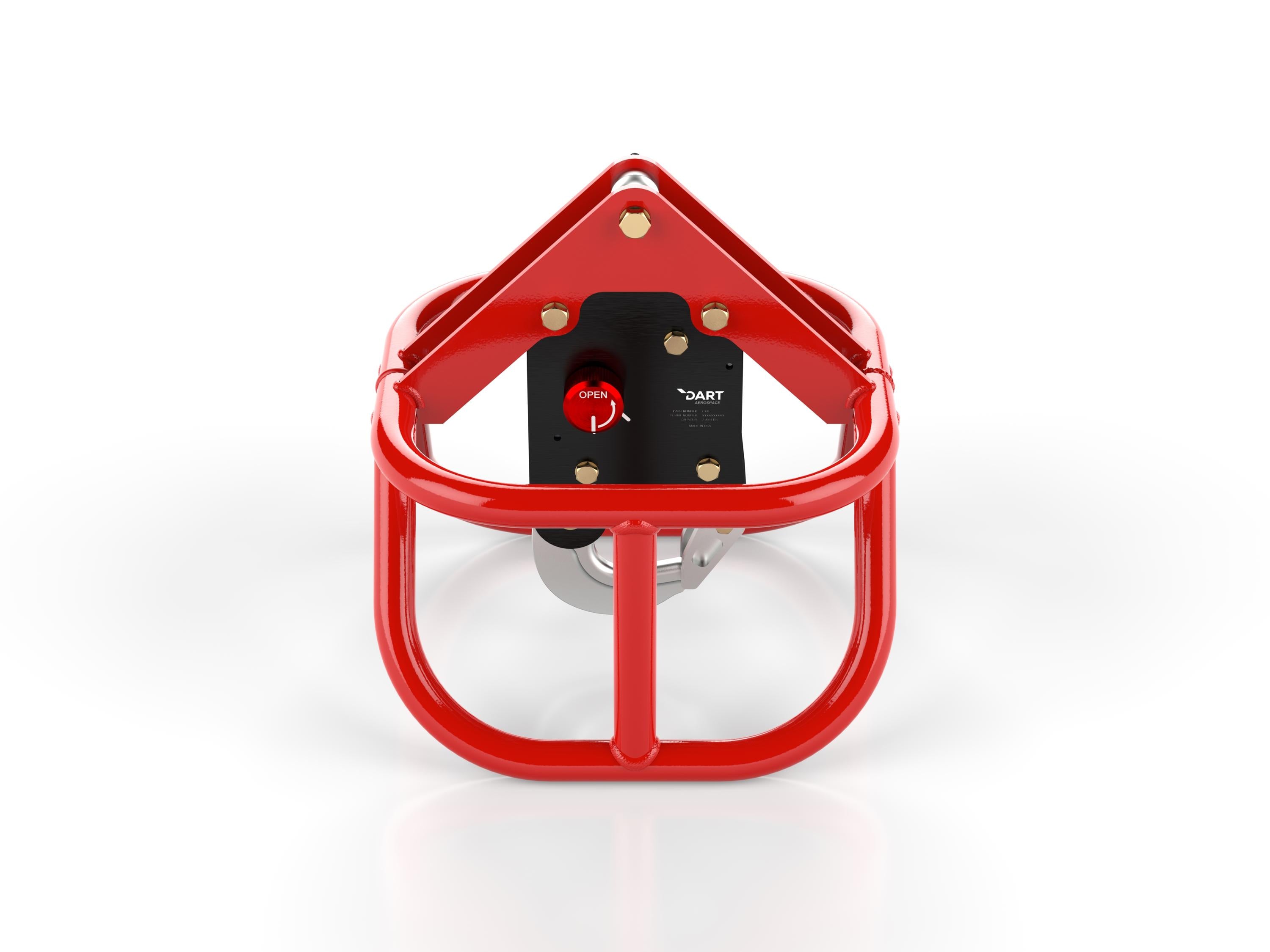 C-Series Remote Hook 2,000 lbs Lift Capacity - Keeperless With Cage