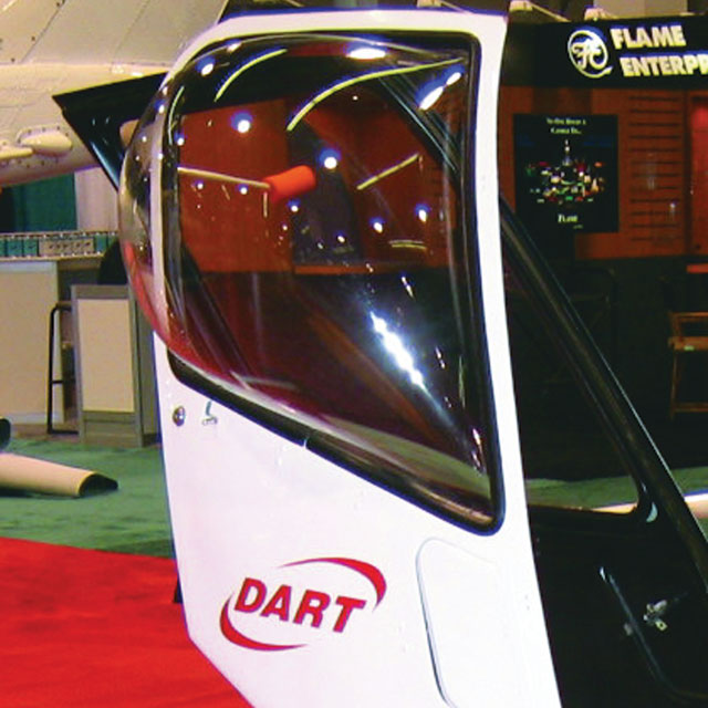 R44 Bubble Window - RH – Dart Aerospace